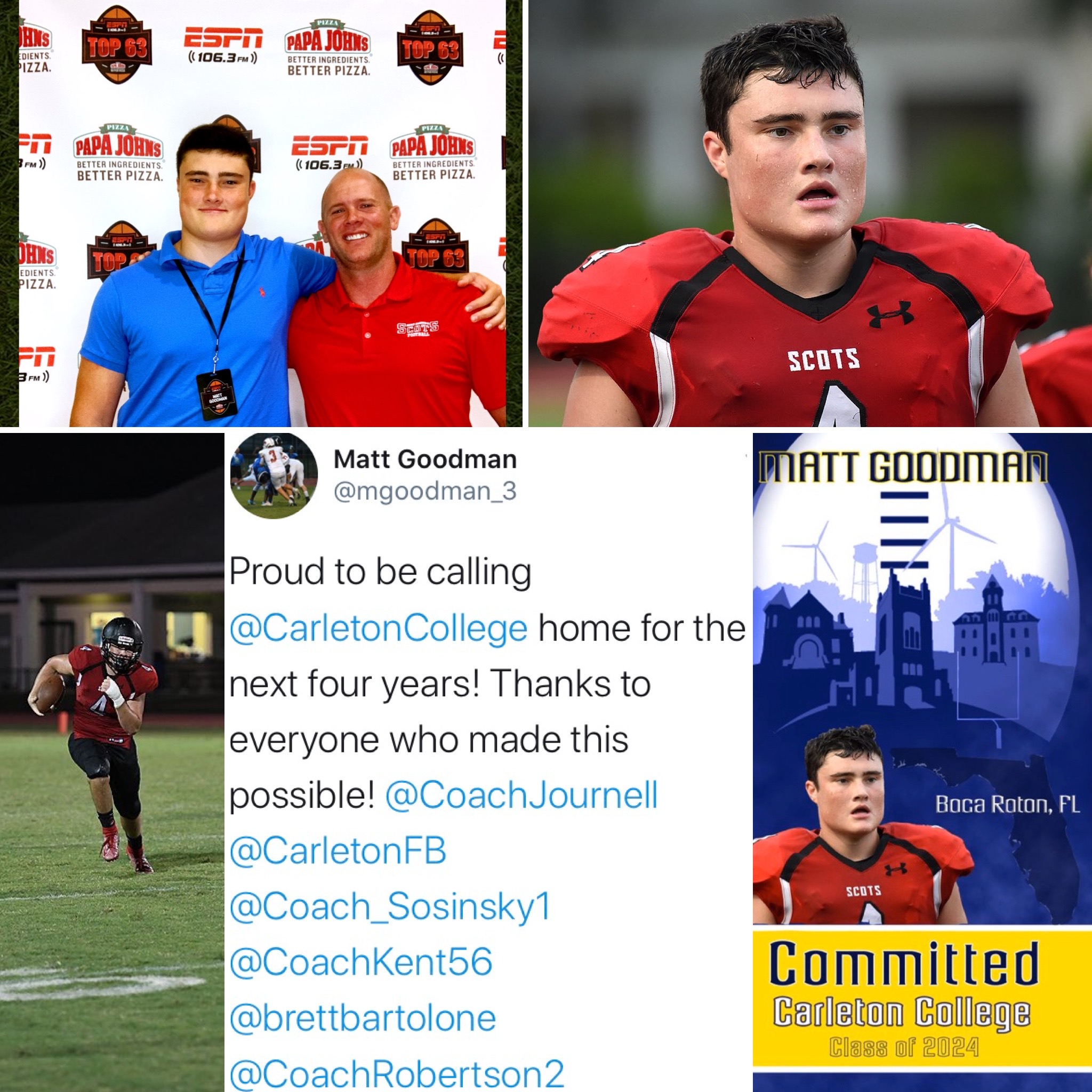 Off to Carleton: LB Matt Goodman reflects on time at St. Andrew’s - New ...