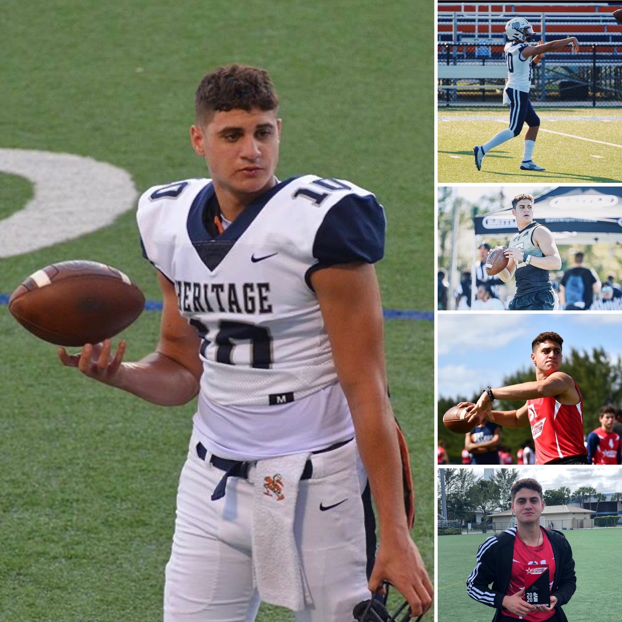 Noticeable growth: QB Dylan Rizk prepares for breakout sophomore year ...