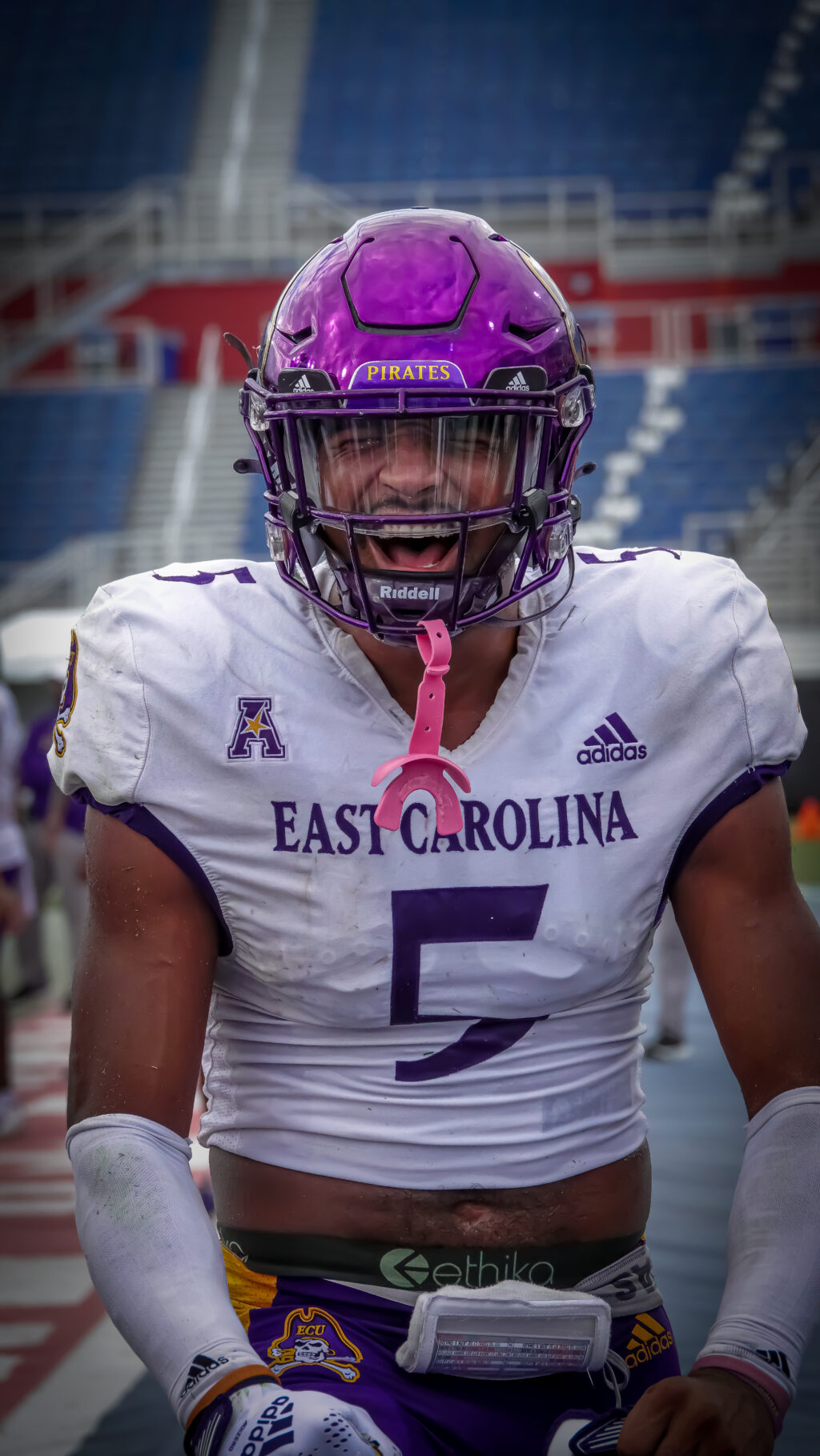 Special experience: East Carolina’s C.J. Johnson lights it up at FAU ...