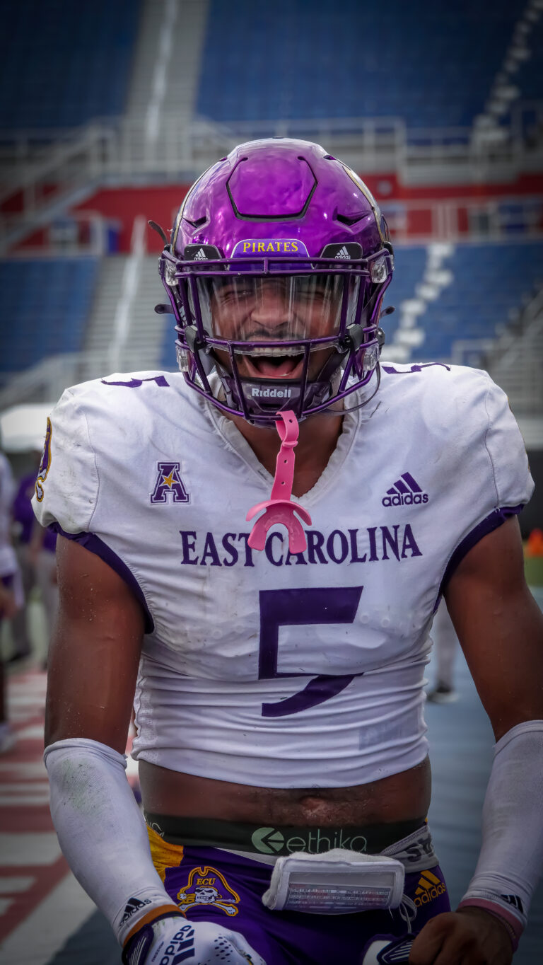 Special experience: East Carolina’s C.J. Johnson lights it up at FAU ...