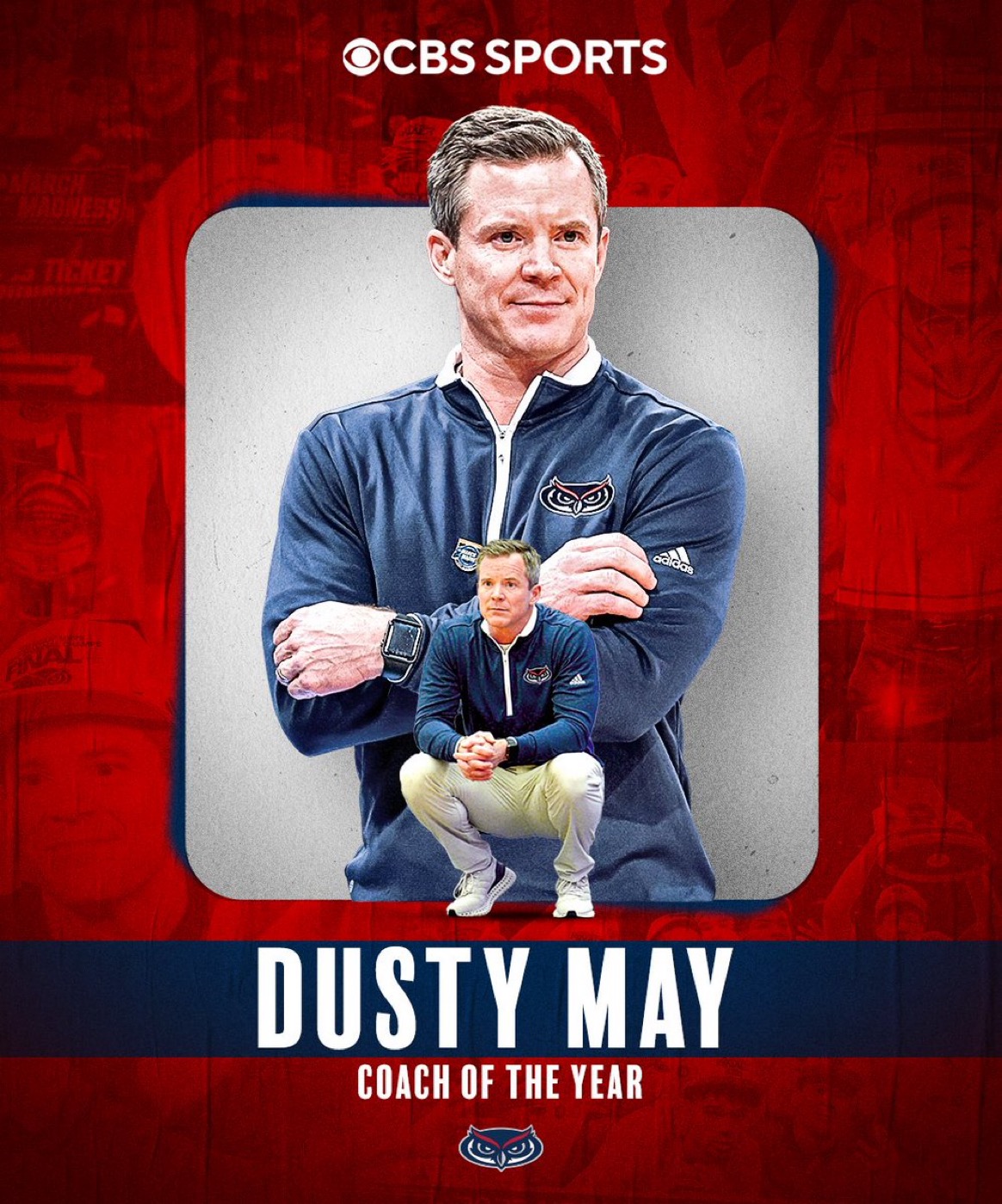 National Coach of the Year: Dusty May honored by CBS Sports - New Era Prep