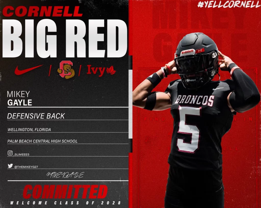 Breaking News: Mikey Gayle Commits to Cornell - New Era Prep